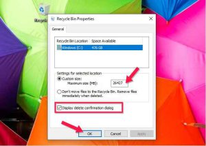 How to enable delete confirmation dialog box in Windows 10 & 11 – skilltosky.com