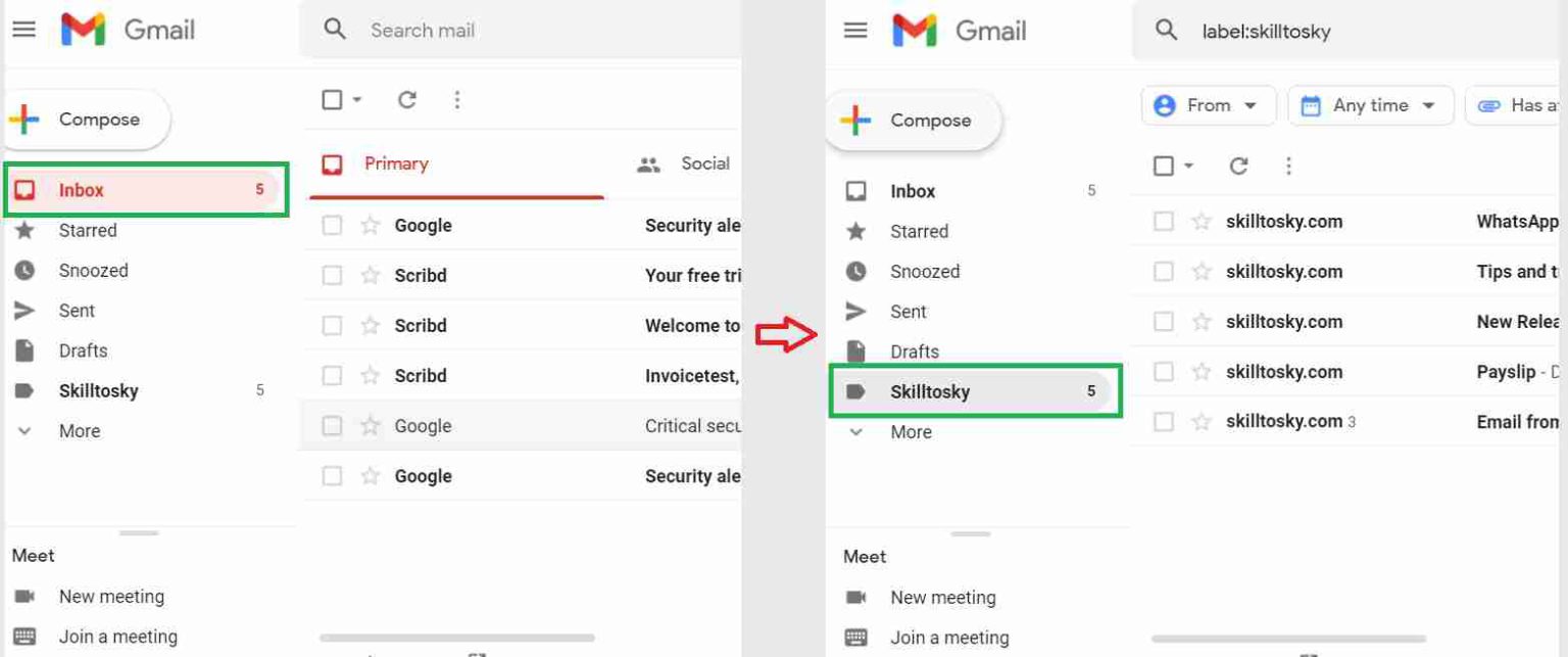 How to move emails automatically to a folder/label in Gmail ...