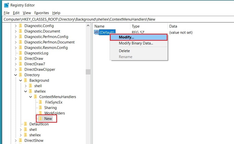 Fix the New or New Folder option missing from windows Right-Click menu – skilltosky.com