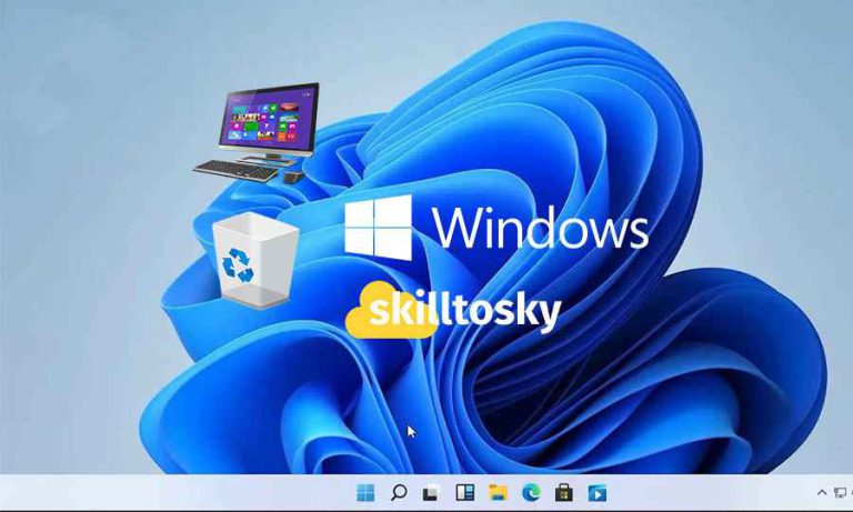 Add Recycle Bin & This PC Icons to Desktop (Win 10 & 11)